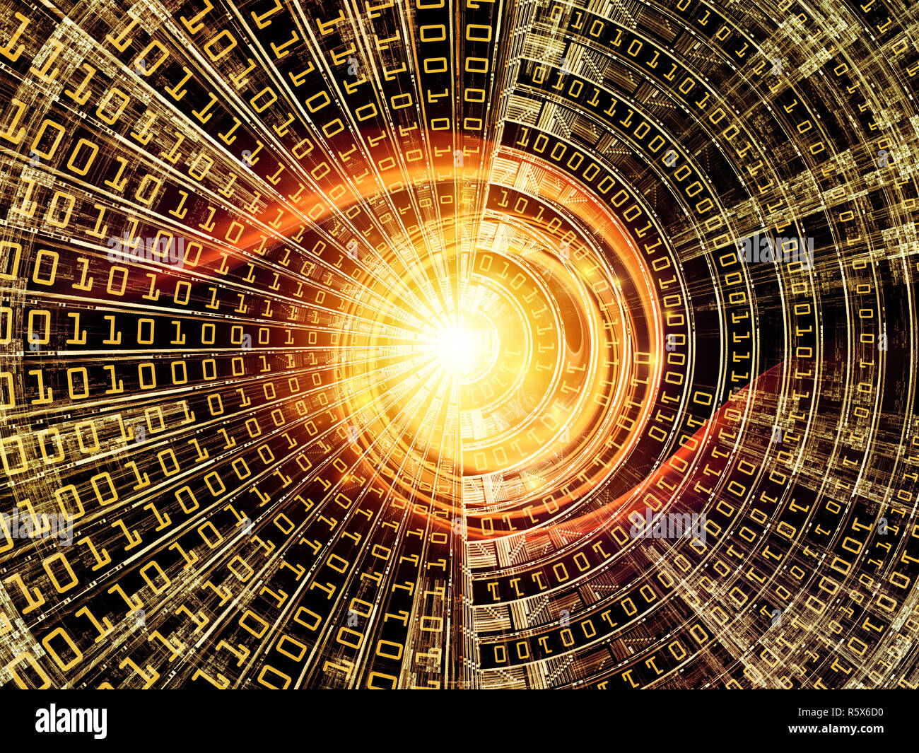 Evolving World of Numbers Stock Photo - Alamy