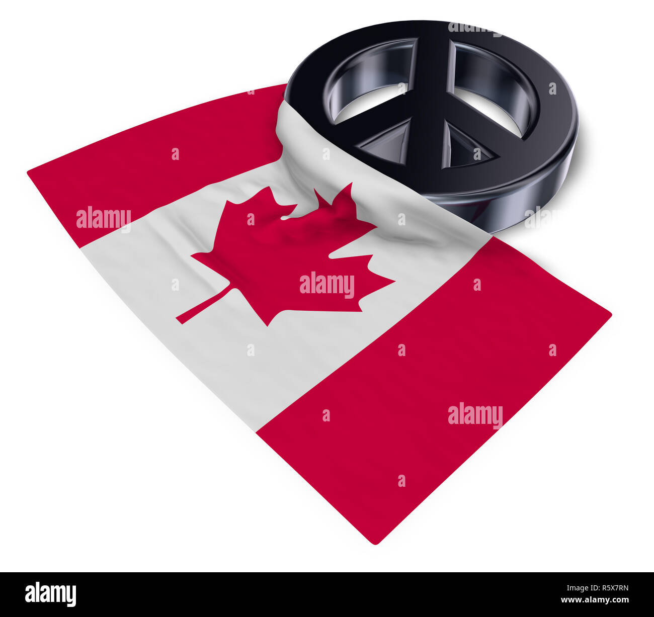 Canadian flag banners hi-res stock photography and images - Alamy