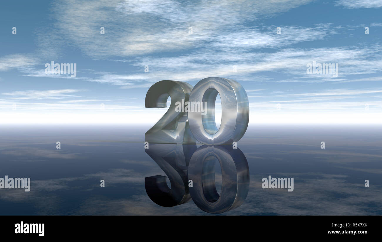 20 number twenty metal hi-res stock photography and images - Alamy