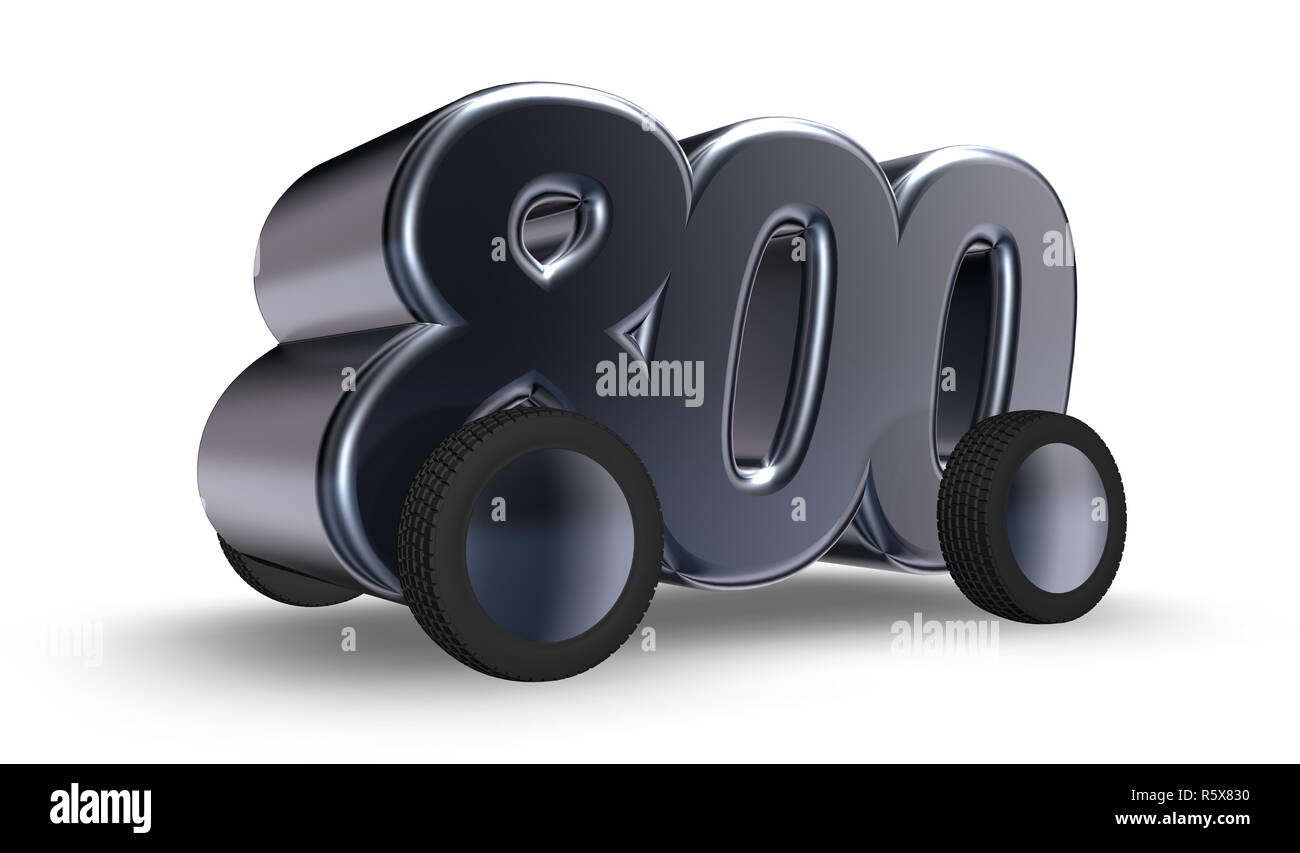 3d number 800 hi-res stock photography and images - Alamy