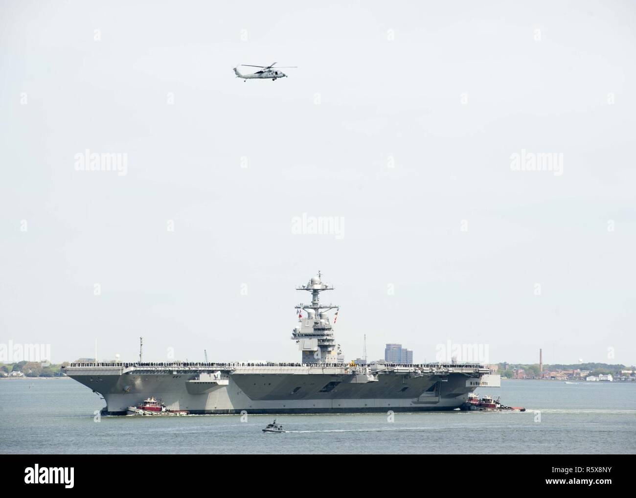 NORFOLK (April 14, 2017) The aircraft carrier Pre-Commissioning Unit ...
