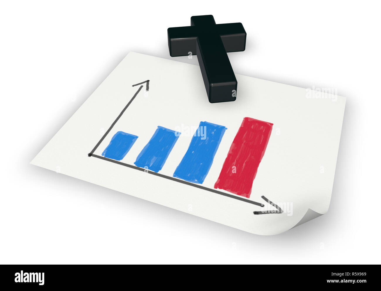 Chart cross hi-res stock photography and images - Alamy