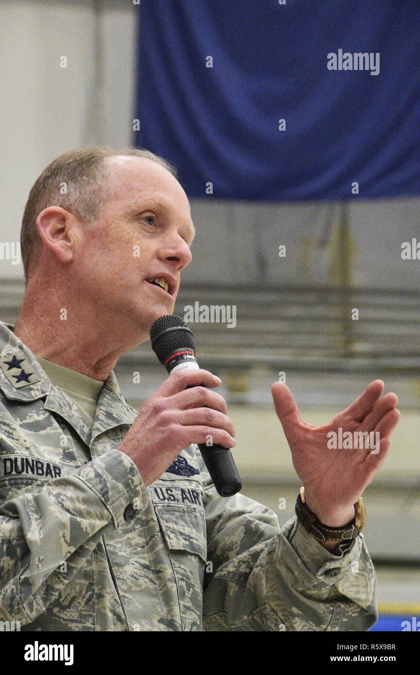 Maj. Gen. Don Dunbar, Wisconsin’s adjutant general, speaks during an ...