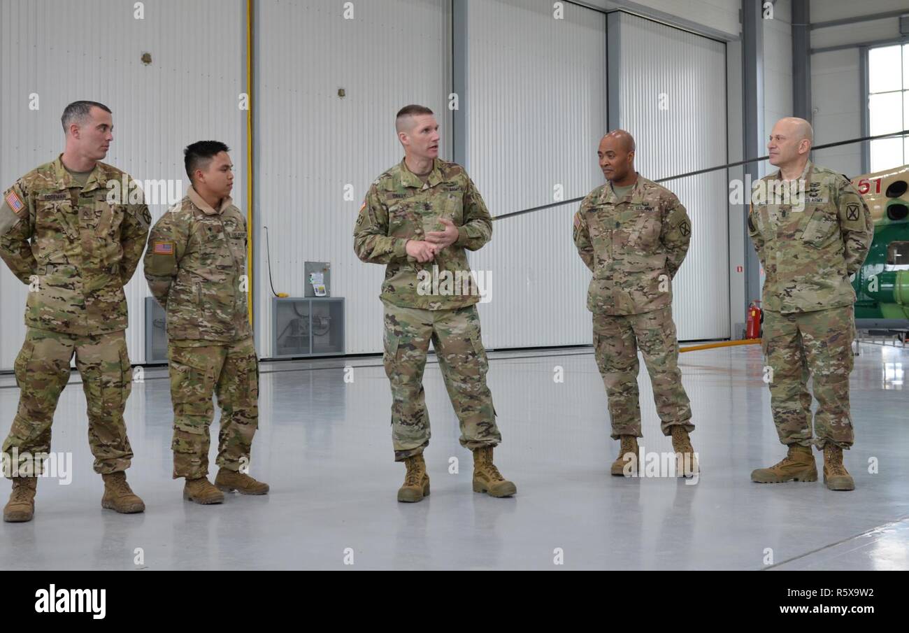 LIELVĀRDE, Latvia – Sergeant Major of the Army Daniel A. Dailey visits ...