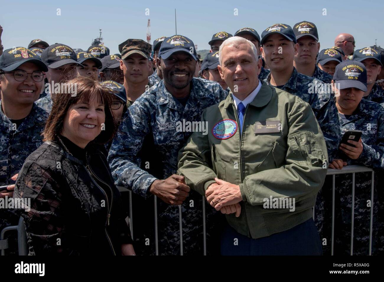 Vice President Michael R. Pence and his wife, Second Lady Karen Pence ...
