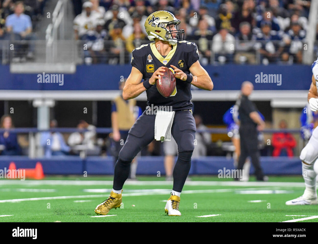November 29, 2018: New Orleans Saints quarterback Drew Brees #9 during ...