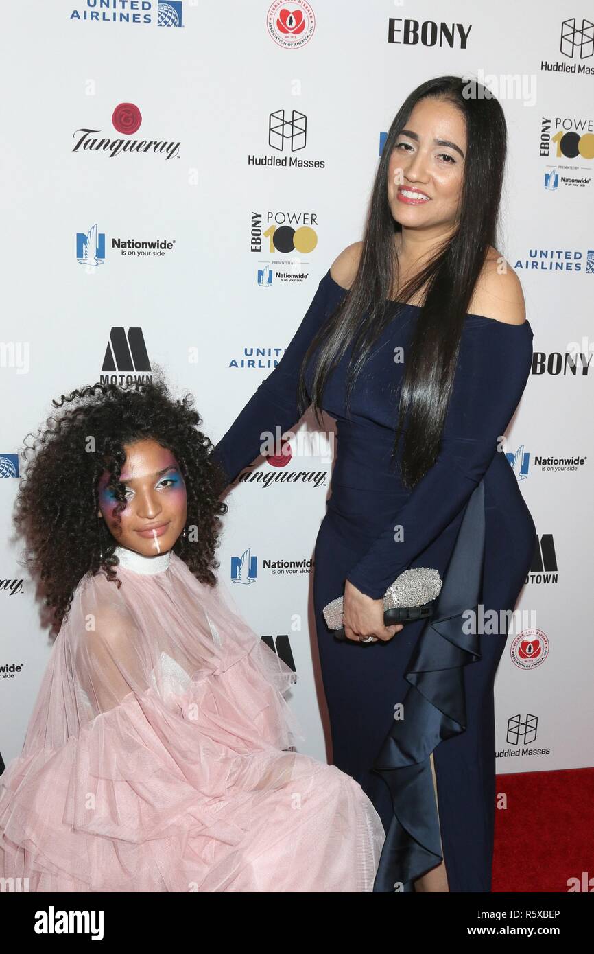 Beverly Hills, CA. 30th Nov, 2018. Indya Moore, Mom at arrivals for ...