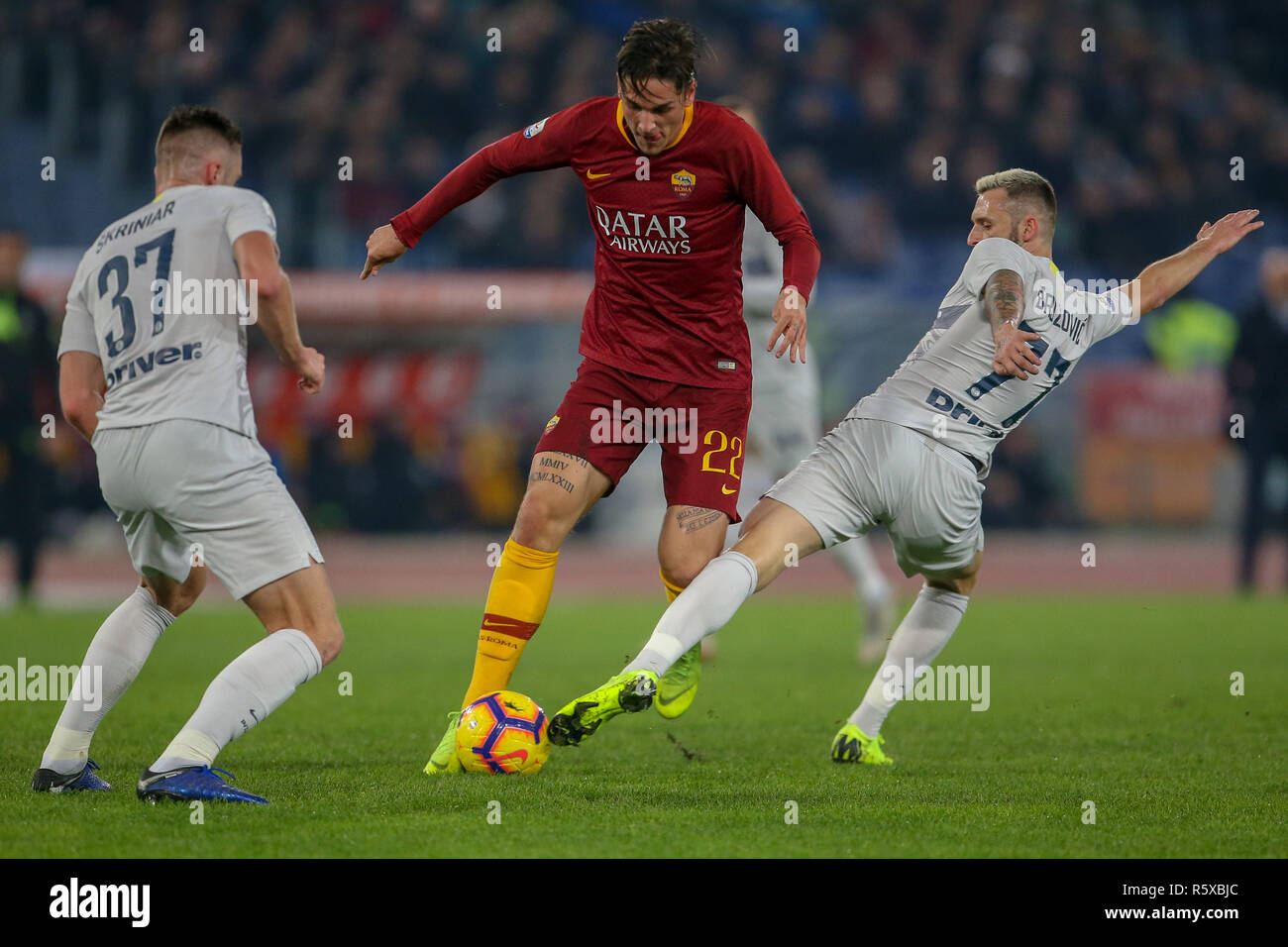 Stadio Olimpico, Rome, Italy. 2nd Dec, 2018. Serie A Football, Roma ...