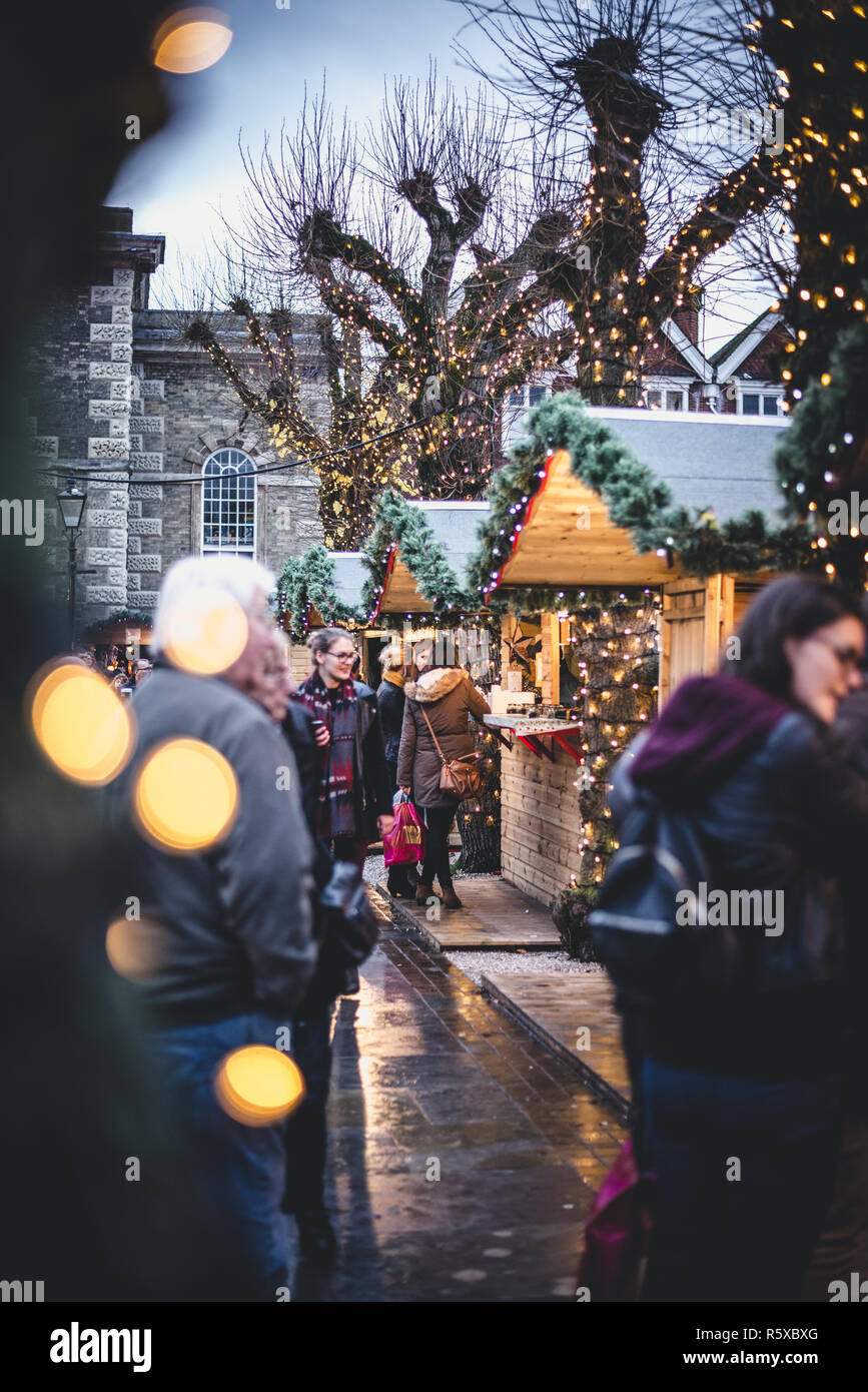 Salisbury, Wiltshire, UK. 2nd Dec 2018. Scenes from Salisbury Christmas ...