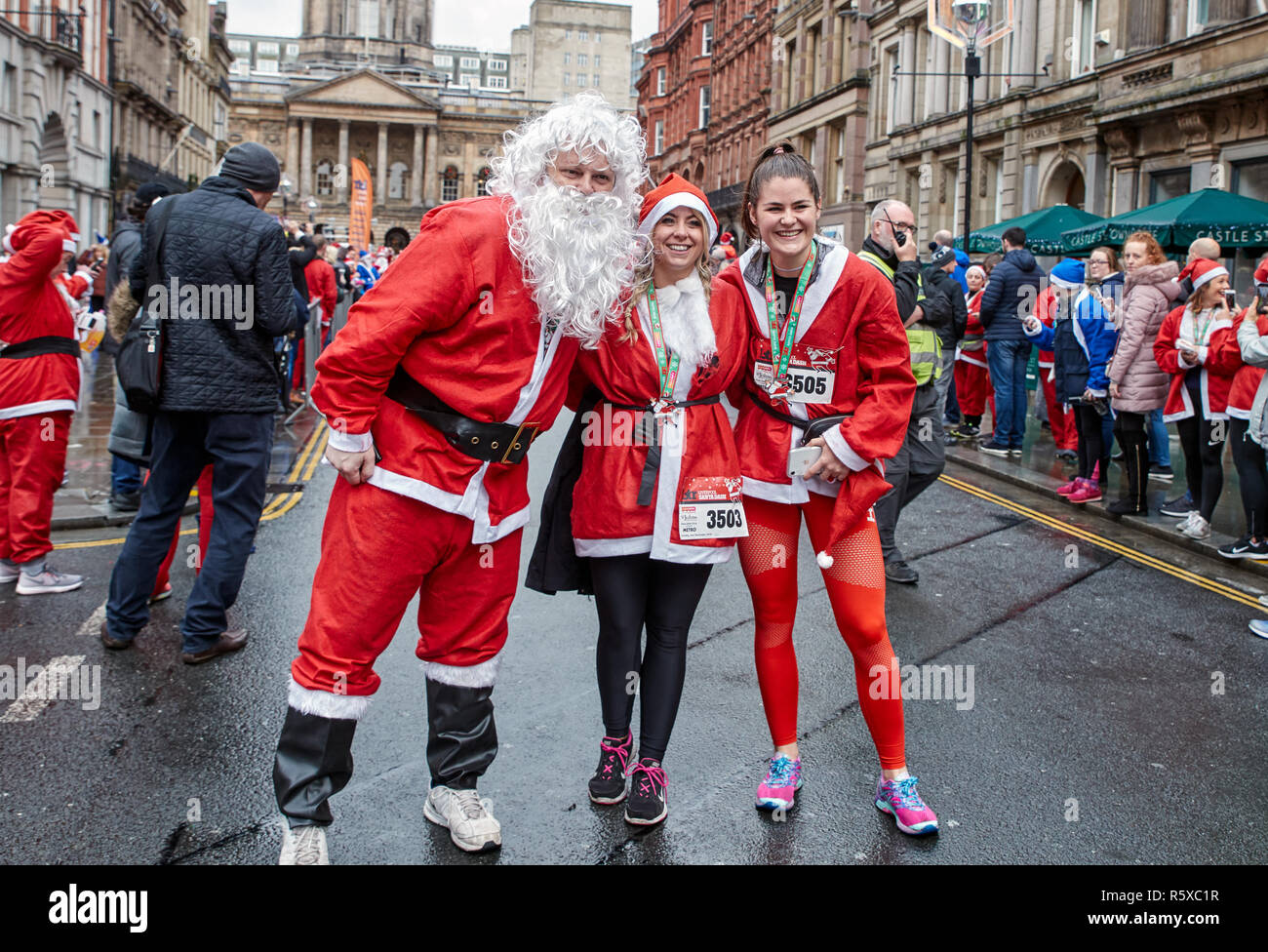 December 2, 2018 - the 15th Annual Liverpool Santa Dash in which over ...