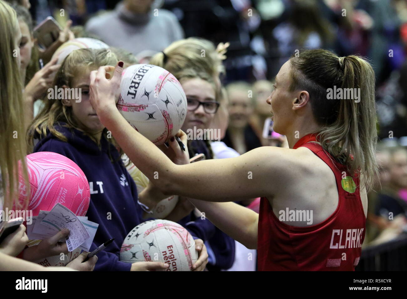 Jade clarke netball 2018 hi-res stock photography and images - Alamy