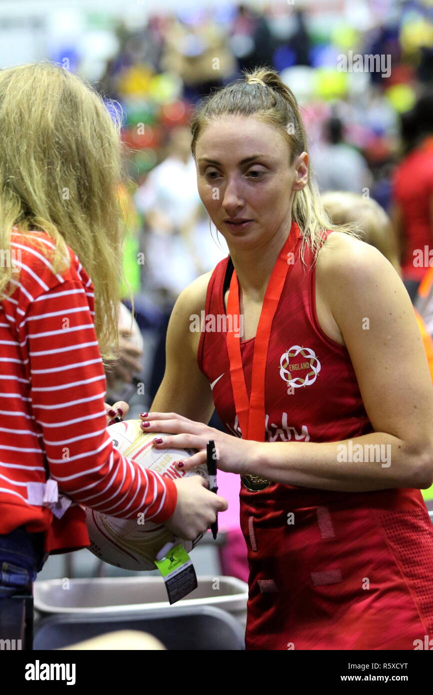 Jade clarke netball 2018 hi-res stock photography and images - Alamy