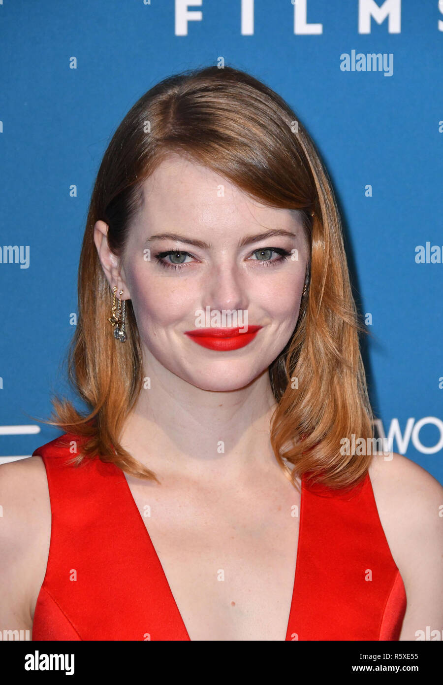 London, UK. 02nd Dec, 2018. Emma Stone attends Annual ceremony working ...