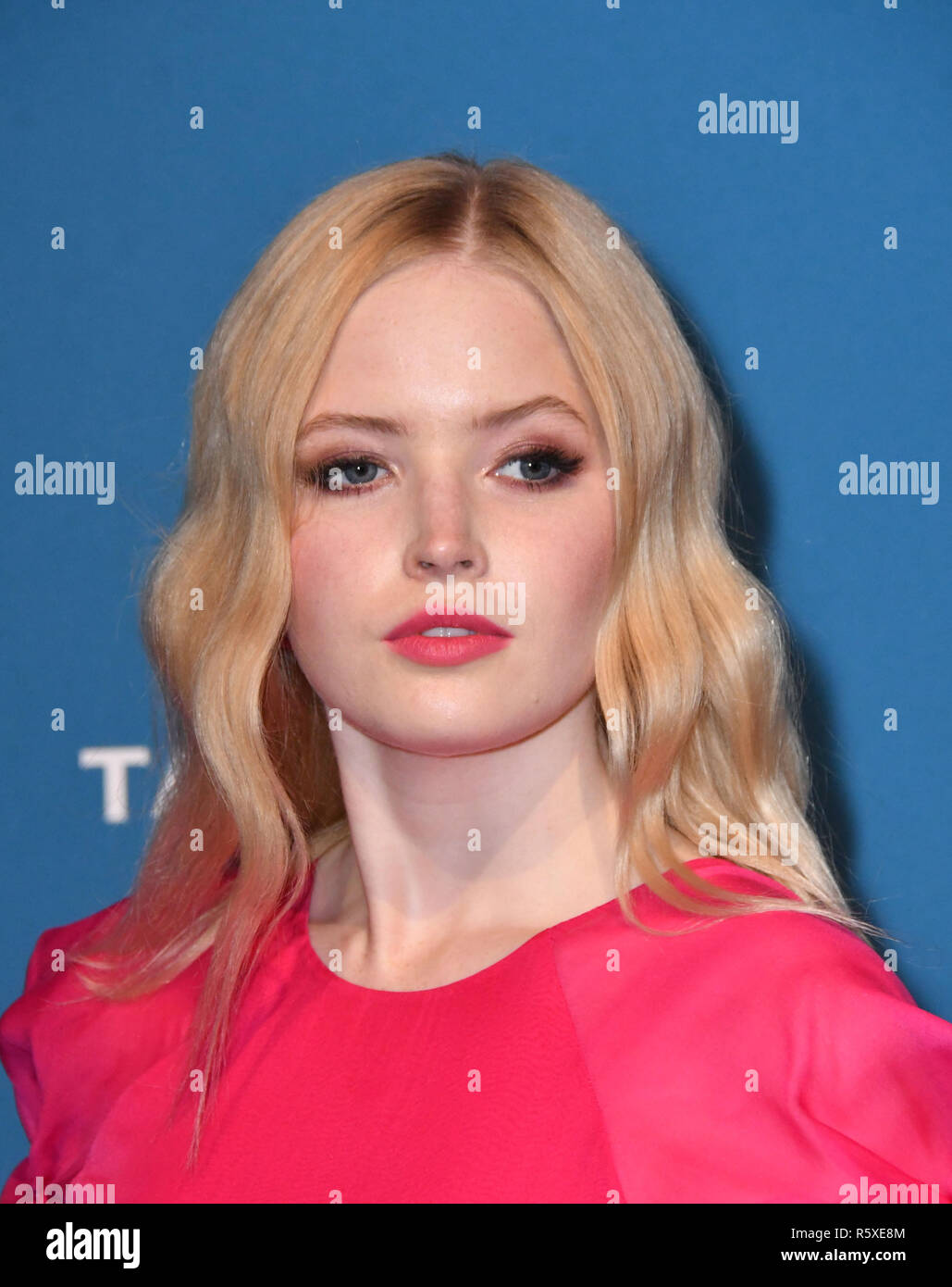 London, UK. 02nd Dec, 2018. Ellie Bamber attends Annual ceremony ...