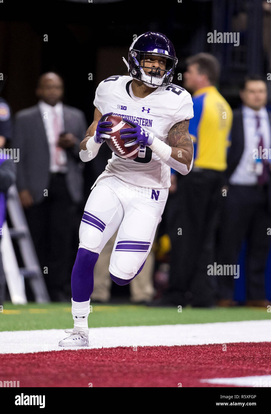 Indianapolis, Indiana, USA. 01st Dec, 2018. Northwestern running back ...