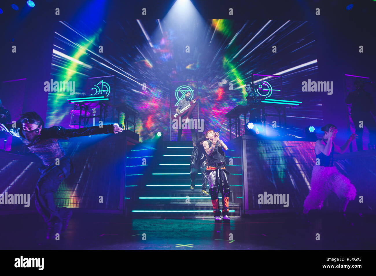 December 2, 2018 - Olly Alexander, Mikey Goldsworthy and Emre TÃ¼rkmen ...