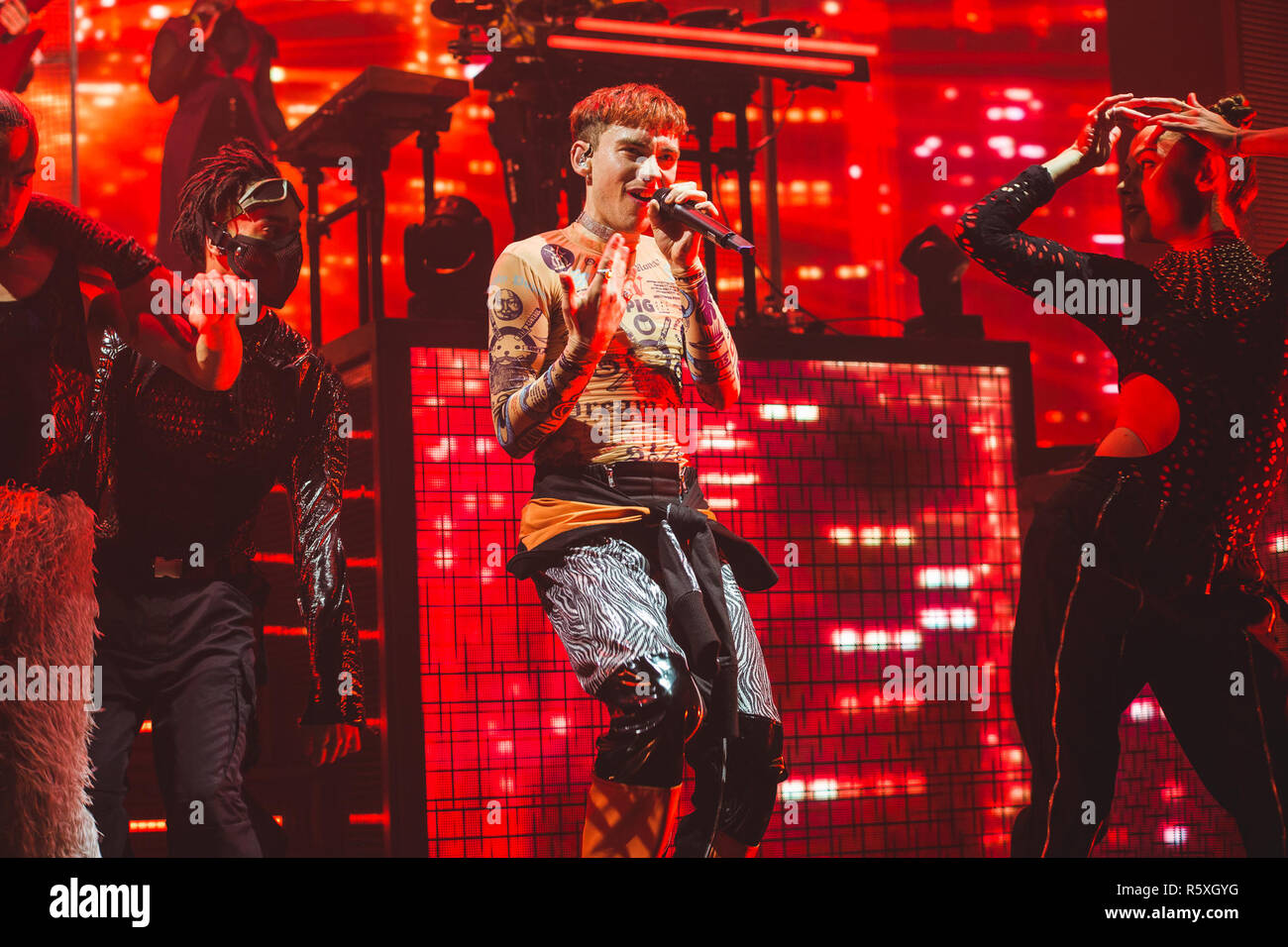 December 2, 2018 - Olly Alexander, Mikey Goldsworthy and Emre TÃ¼rkmen ...