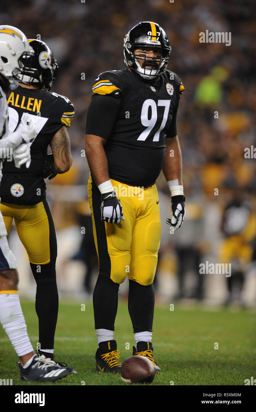 Pittsburgh, PA, USA. 2nd Dec, 2018. Steelers #97 Cameron Heyward during ...