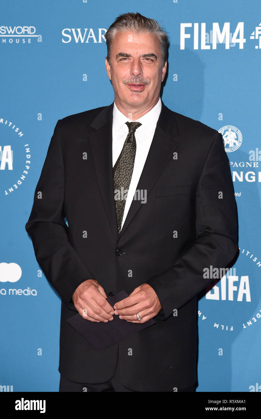 LONDON, UK. December 02, 2018: Chris Noth at the British Independent ...