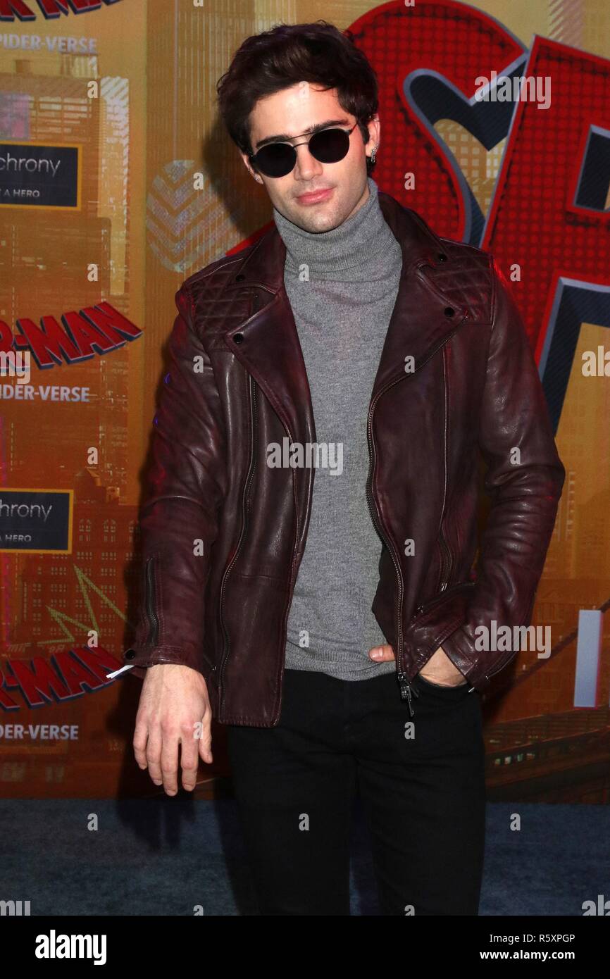 Los Angeles, CA, USA. 1st Dec, 2018. Max Ehrlich at arrivals for SPIDER ...