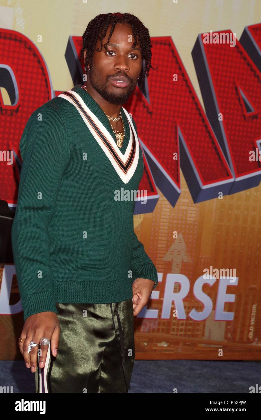 Los Angeles, CA, USA. 1st Dec, 2018. Shameik Moore at arrivals for ...