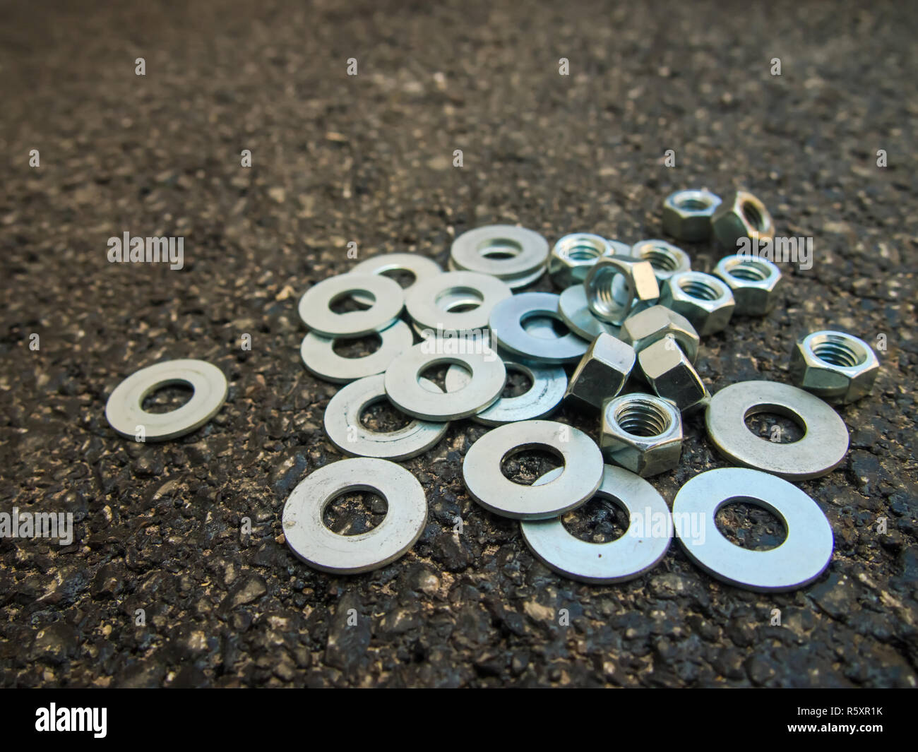 Many Hardwares Are on the Ground at the Construction Site Stock Photo ...