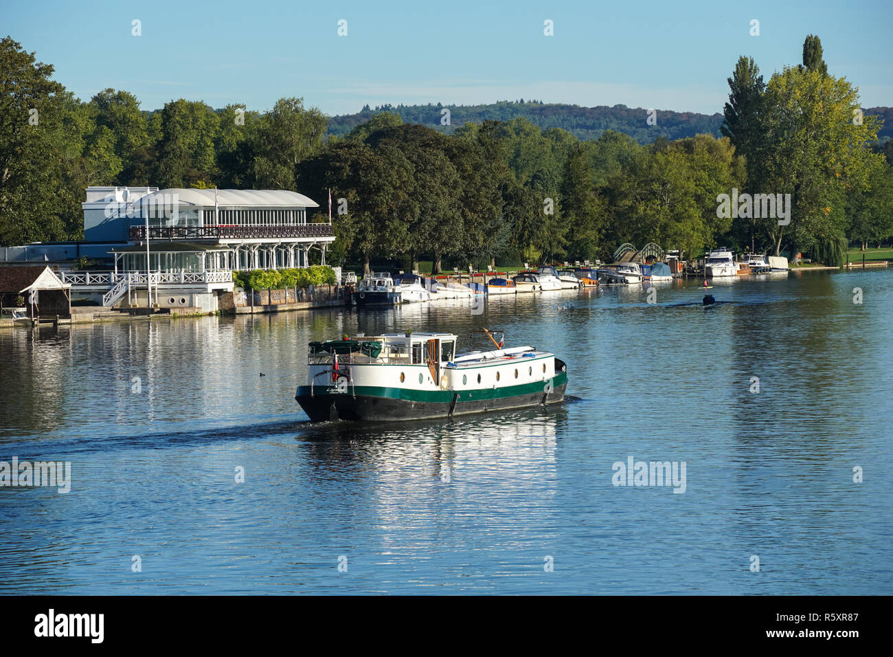 Boat in Henley on Thames, Oxfordshire, England United Kingdom UK Stock ...