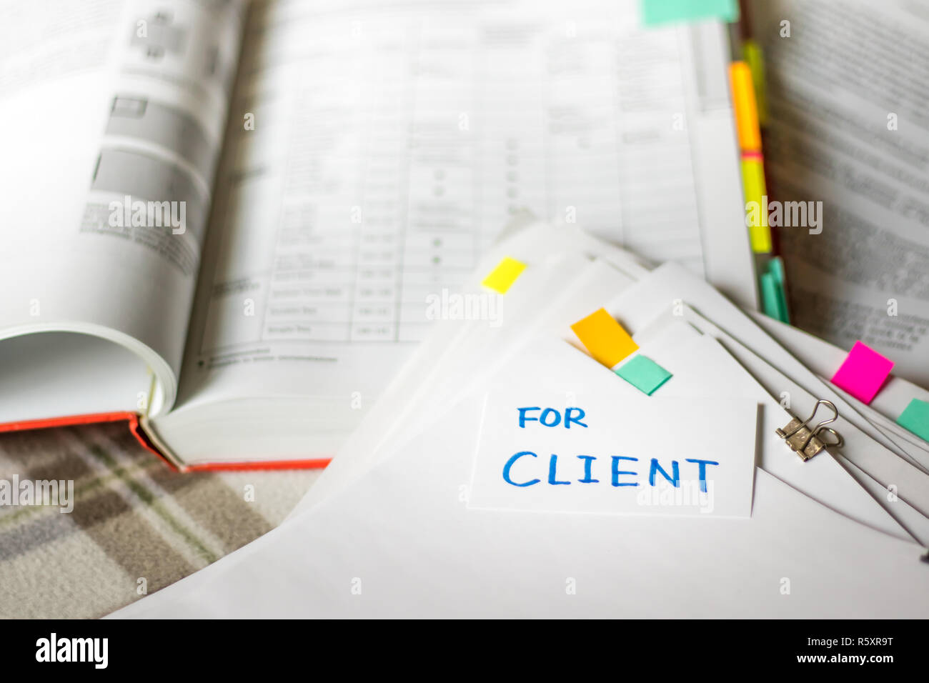 For Client Stack of Documents with Large Amount of Analytic Material ...