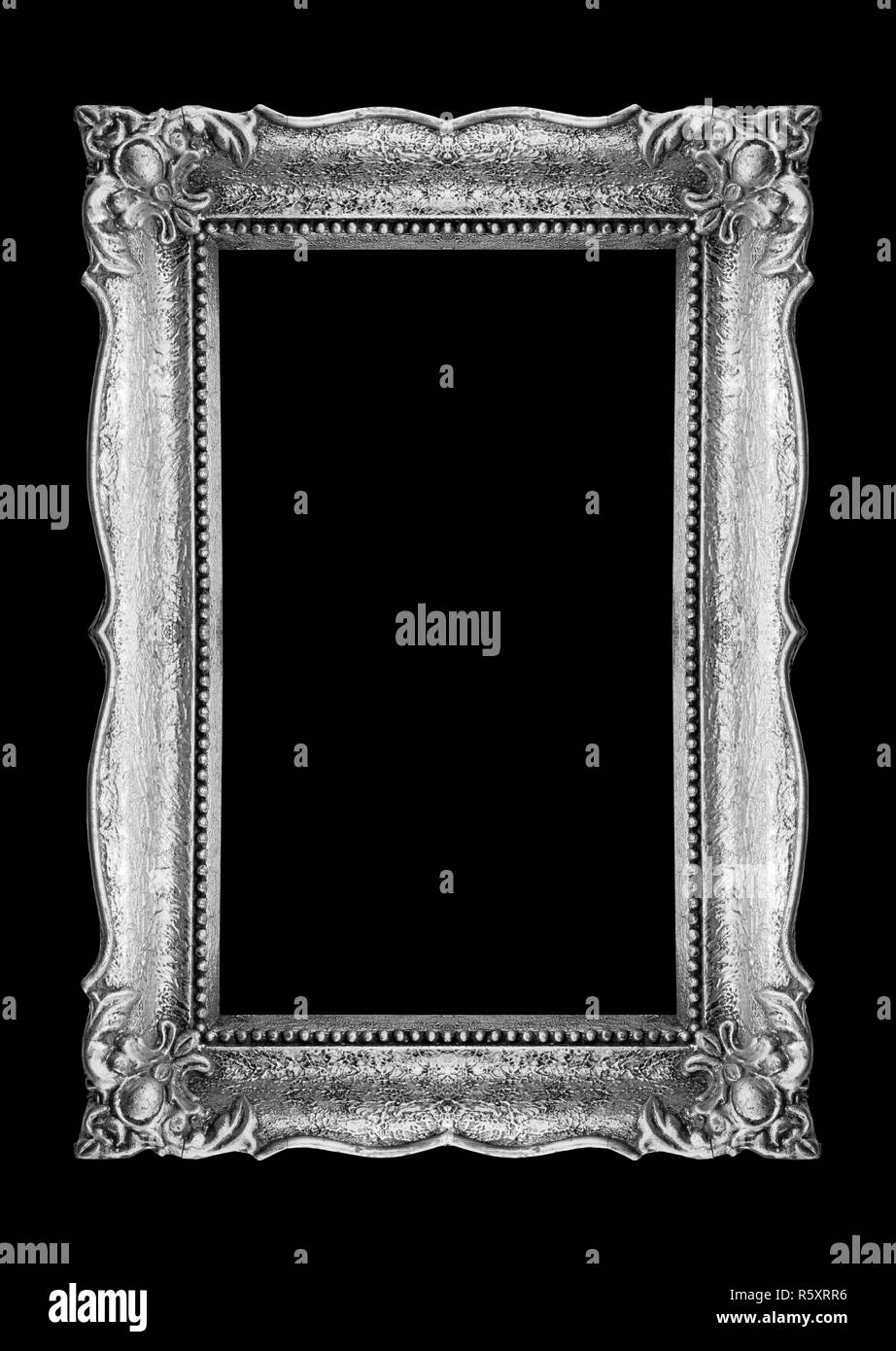 Antique baroque silver picture frame hi-res stock photography and ...