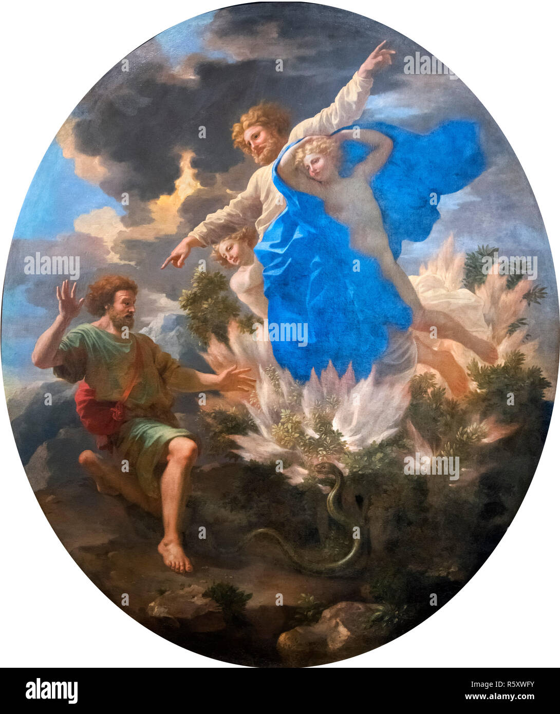 Moses and the burning bush hi-res stock photography and images - Alamy