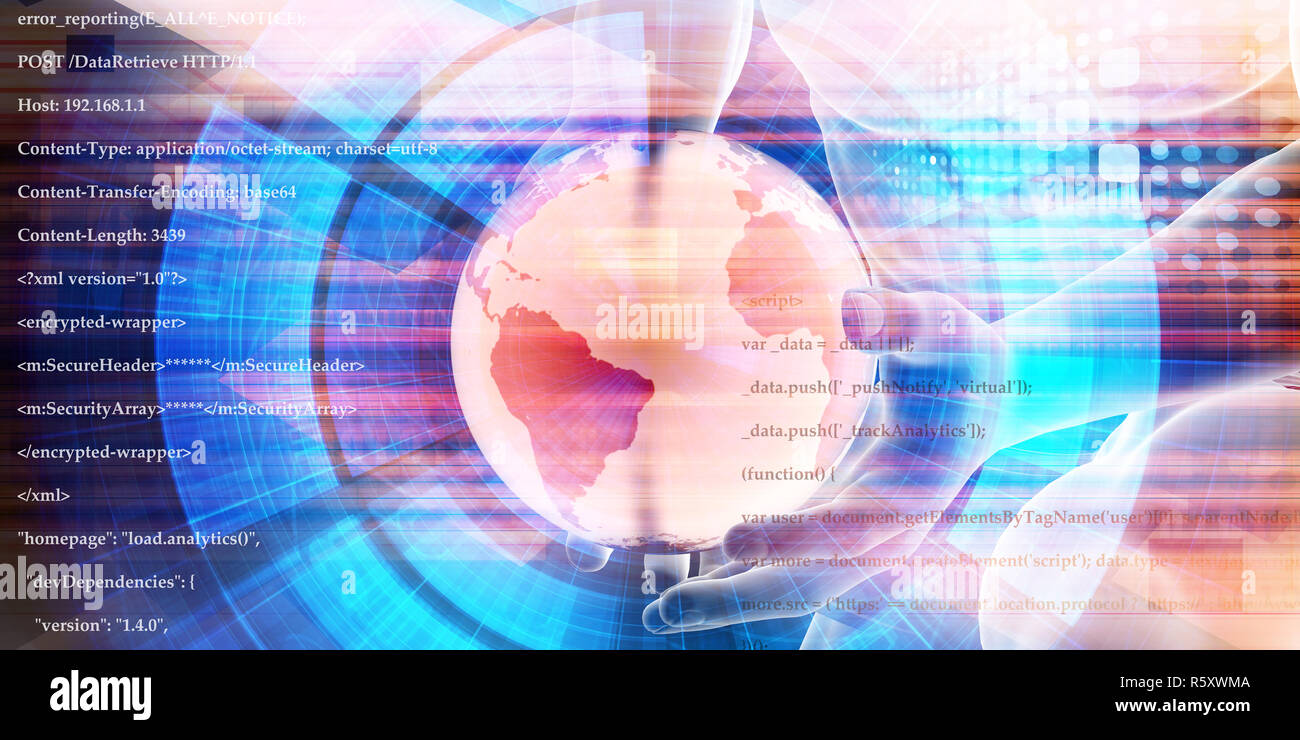 Global Business Technology Stock Photo - Alamy