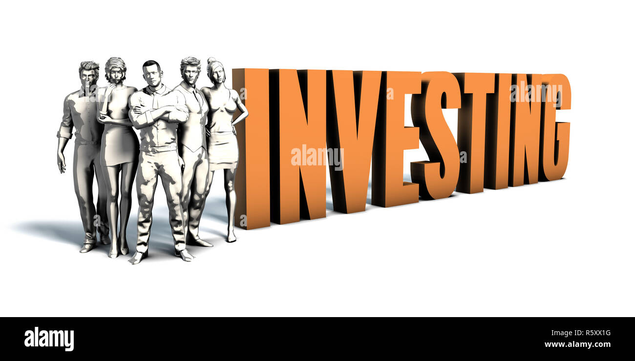 Business People Investing Art Stock Photo - Alamy