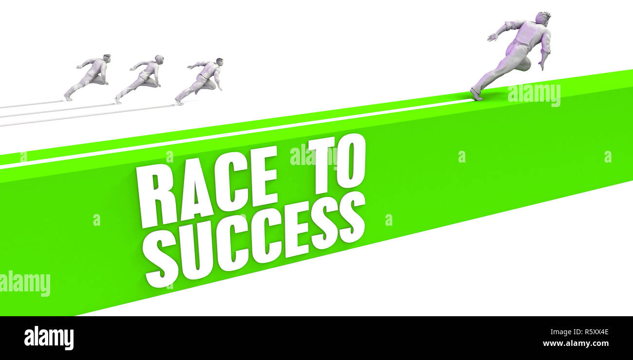Race To Success Stock Photo - Alamy