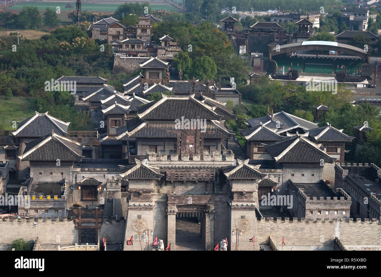 Chibi, Hubei/ CHINA - OCT 25, 2018:The ancient battle field of The red ...