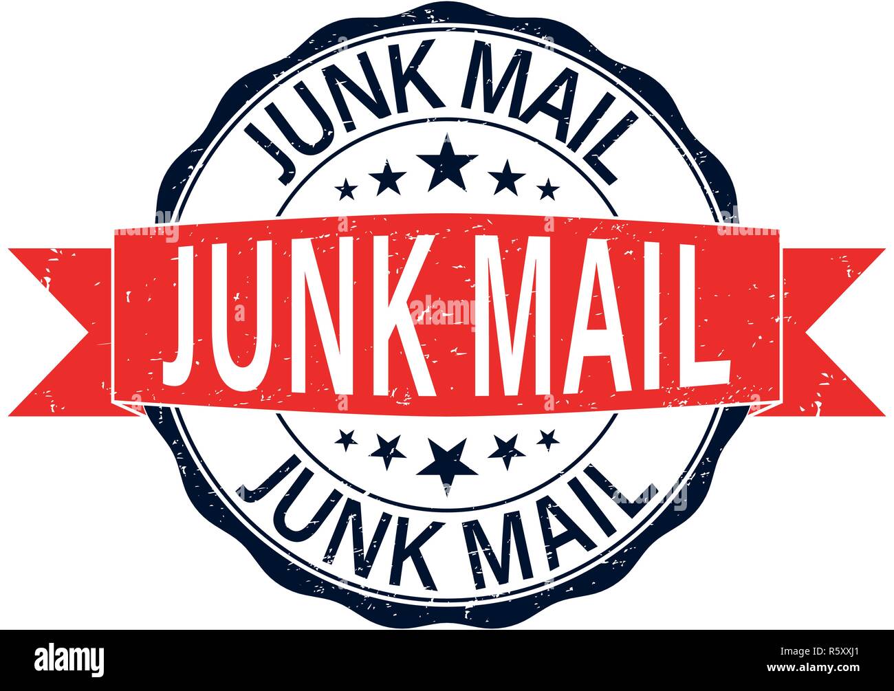 Junk mail sign Stock Vector Images - Alamy