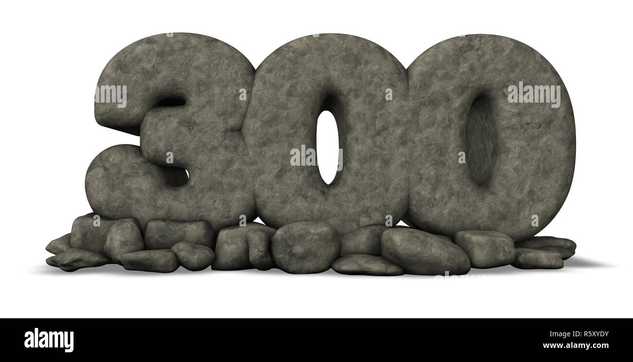 3d number 300 hi-res stock photography and images - Alamy