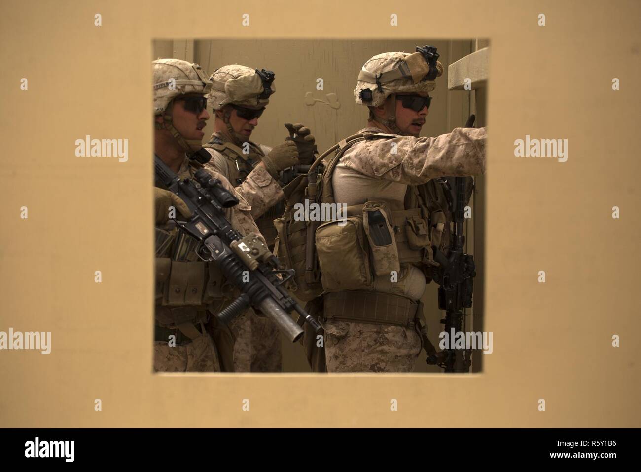 FORWARD OPERATING BASE GERBER, Kuwait (April 14, 2017) — U.S. Marines ...