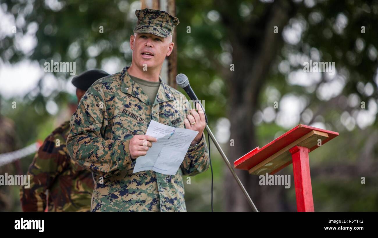TAURAMA, Papua New Guinea (April 15, 2017) U.S. Marine Lt. Col. Patrick ...