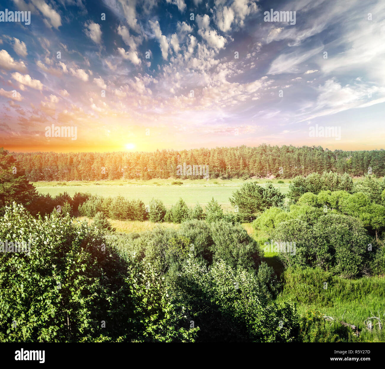 Landscape panorama outdoor Stock Photo - Alamy