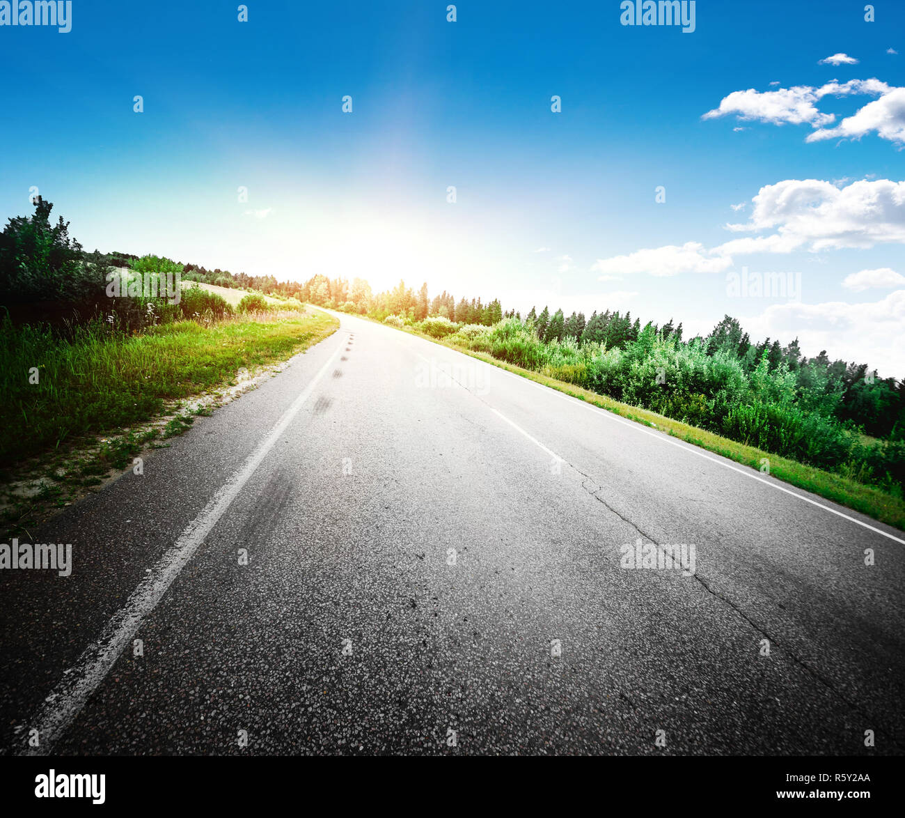 Road way forward direction Stock Photo - Alamy