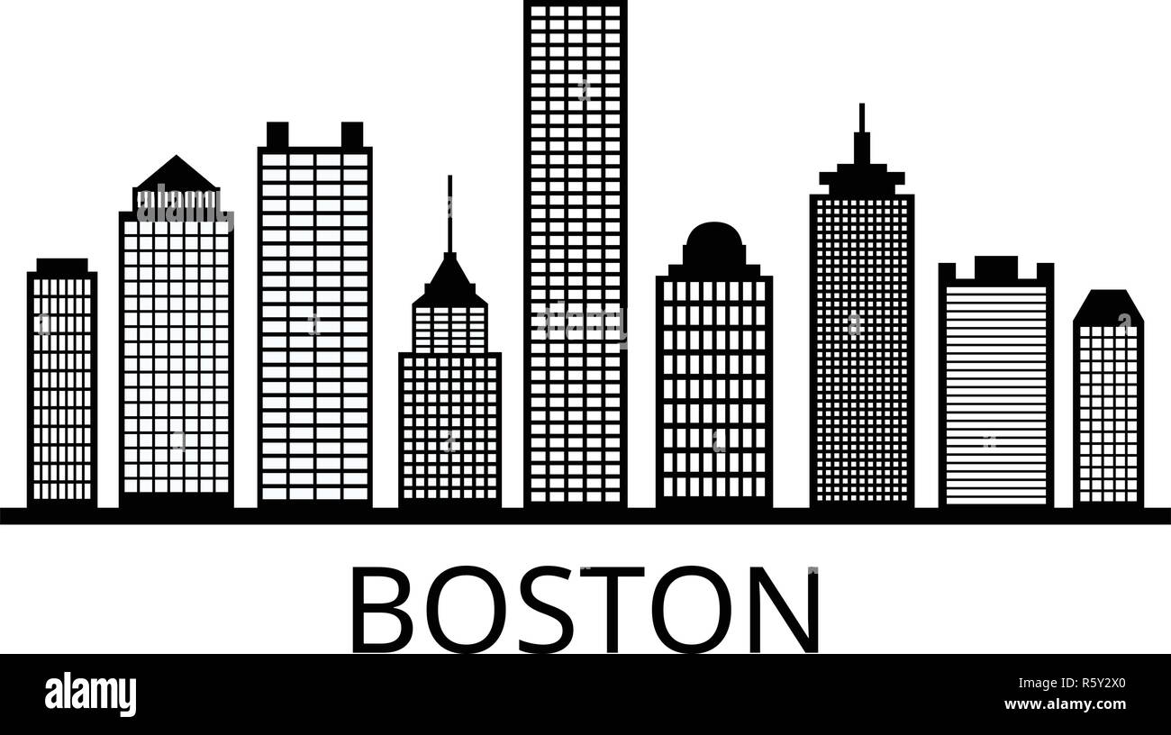 Skyscraper boston massachusetts usa Stock Vector Images - Alamy