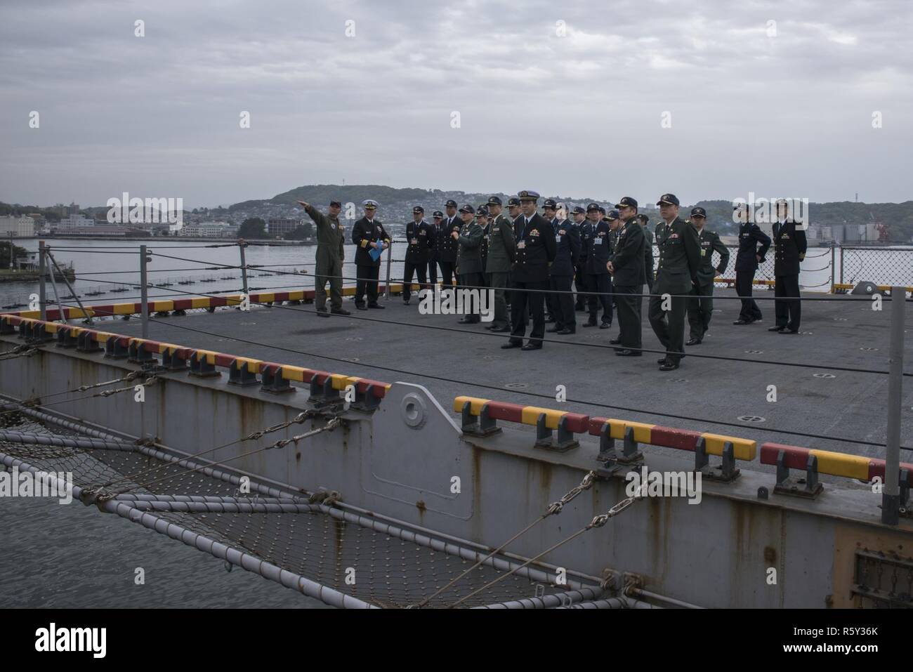 SASEBO, Japan (April 20, 2017) Cmdr. Jason Stumpf, air boss of ...
