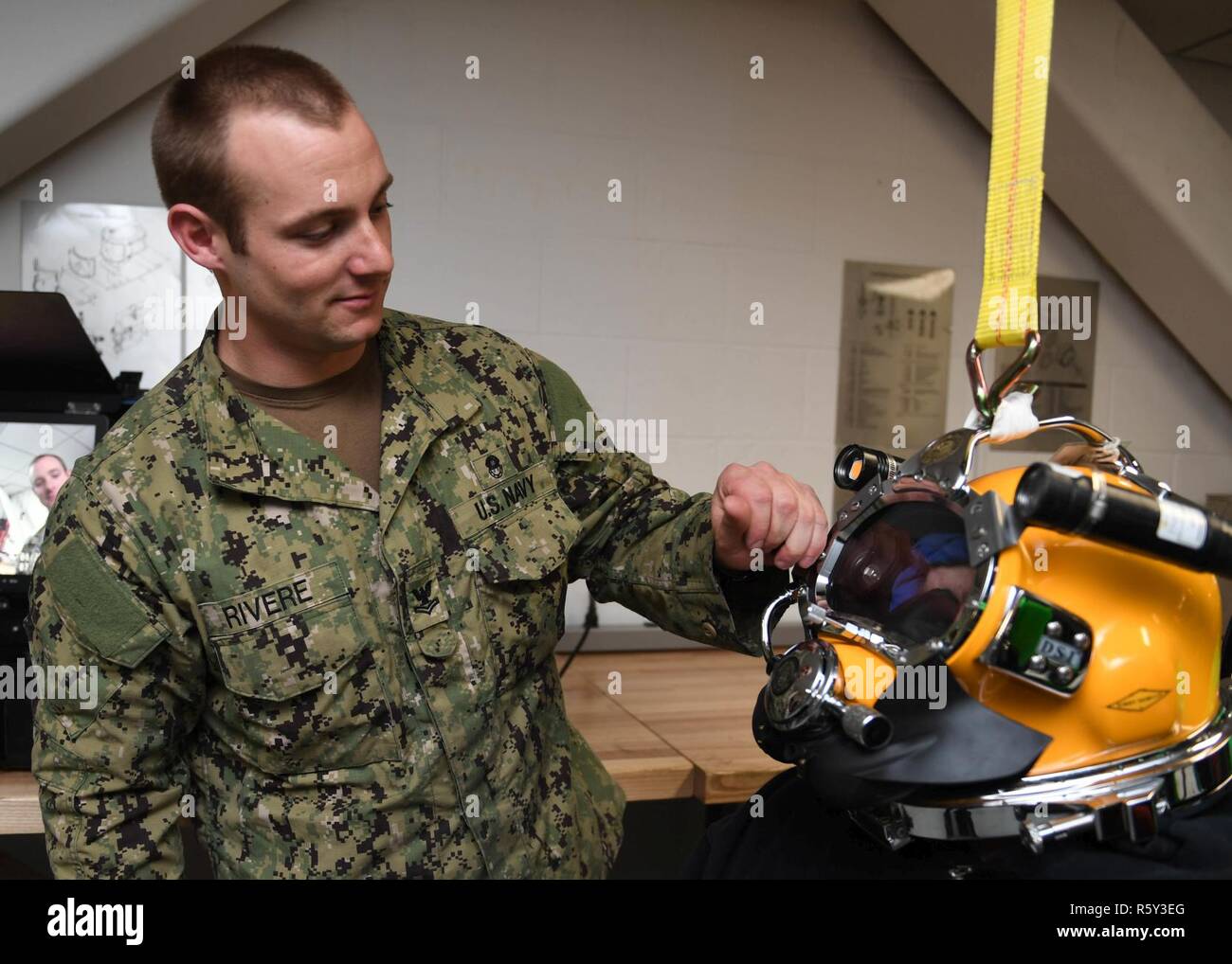 Navy dive locker hi-res stock photography and images - Alamy