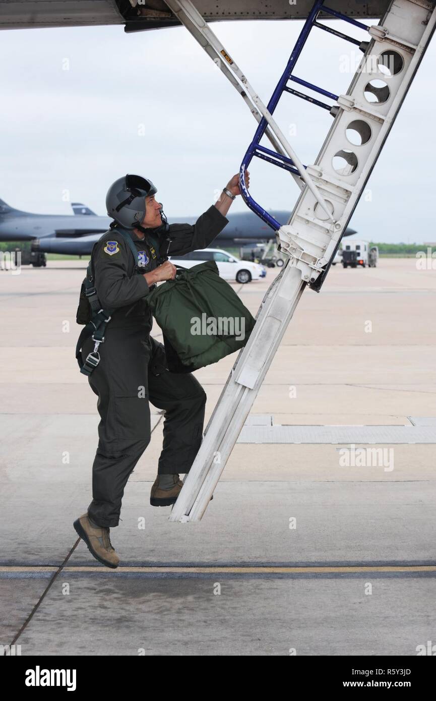 U.S. Air Force Maj. Gen. Thomas Bussiere, 8th Air Force commander ...