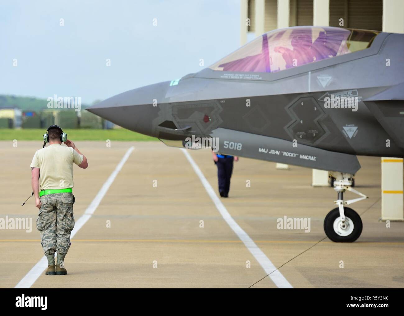 A U.S. Air Force crew chief assigned to the 58th Aircraft Maintenance ...