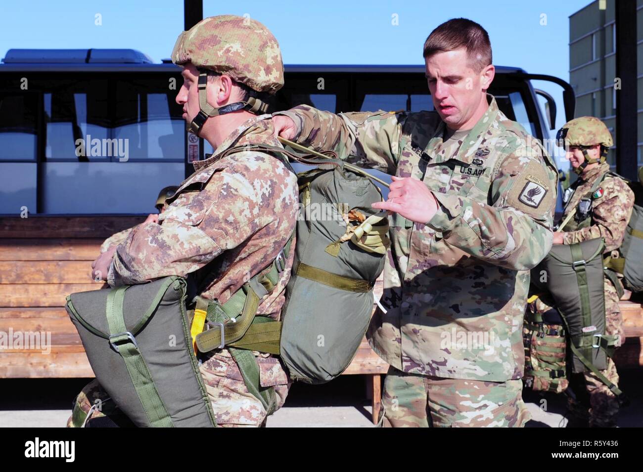 Sgt. Christopher Beseda, a U.S. Army Paratrooper from Alpha Company ...