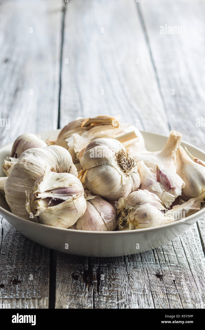 Fresh healthy garlic Stock Photo - Alamy