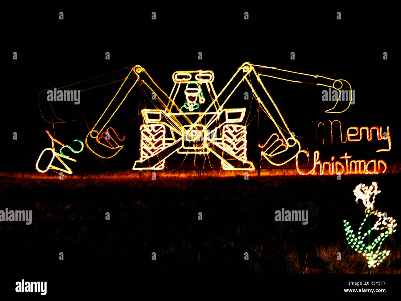 Prescott Valley, Arizona, USA - November 27, 2018: Christmas light ...