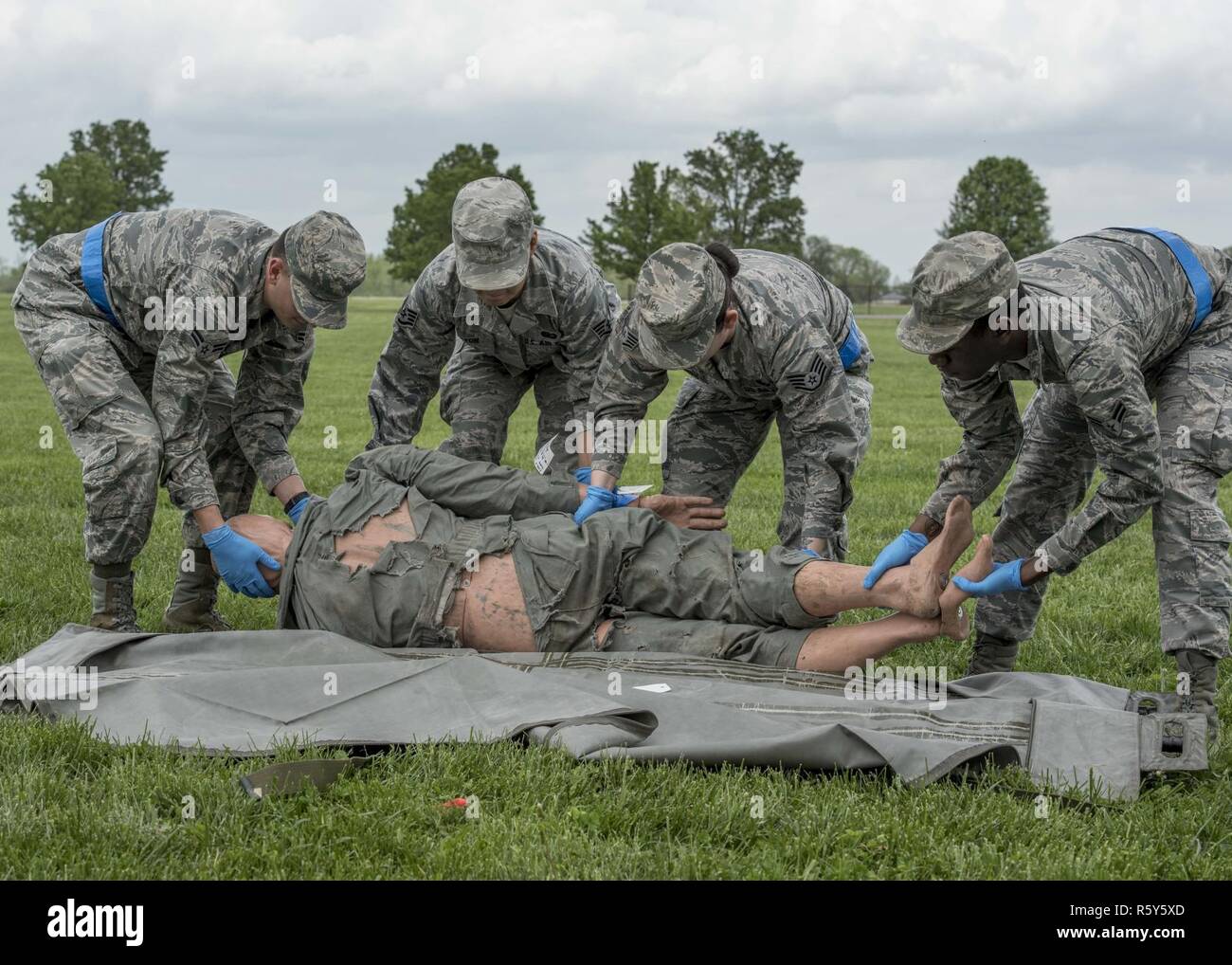 Mortuary affairs Airmen of the 375th Force Support Squadron conduct ...