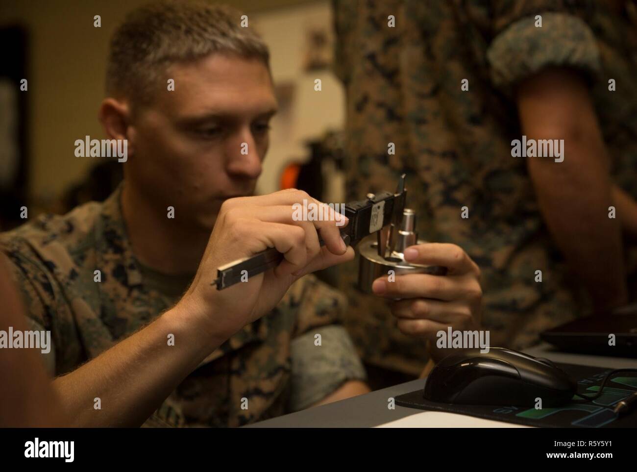 Sgt. Chris P. Tellef, a fire team leader with the Logistics Combat ...